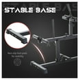 Soozier Adjustable Seated Calf Raise Machine, Leg Machines Home Gym ...