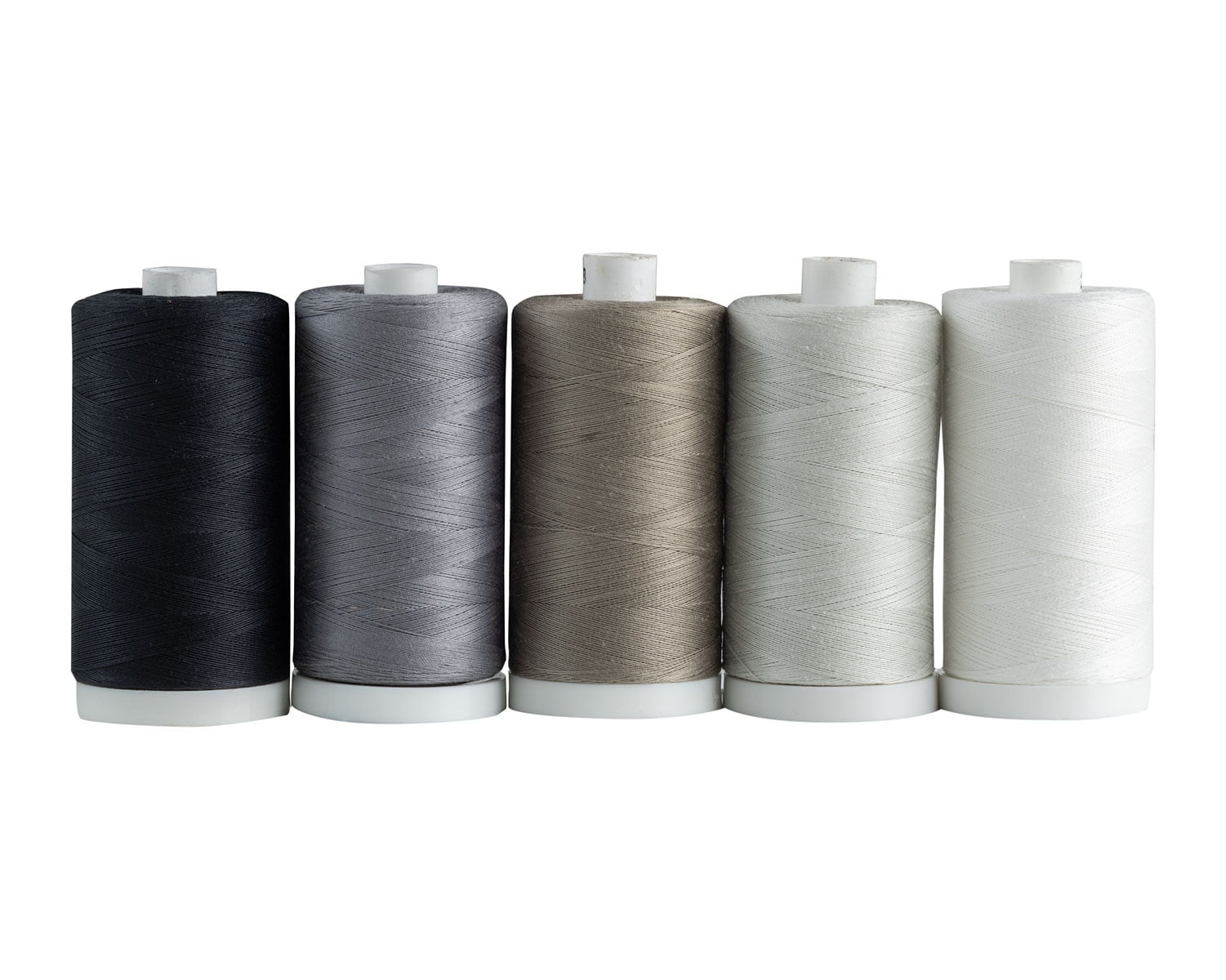 Connecting Threads Black White and Gray Cotton Quilting Thread Spool ...
