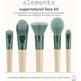 EcoTools Elements Super-Natural Face Makeup Brush Kit, 5 Piece Set ...