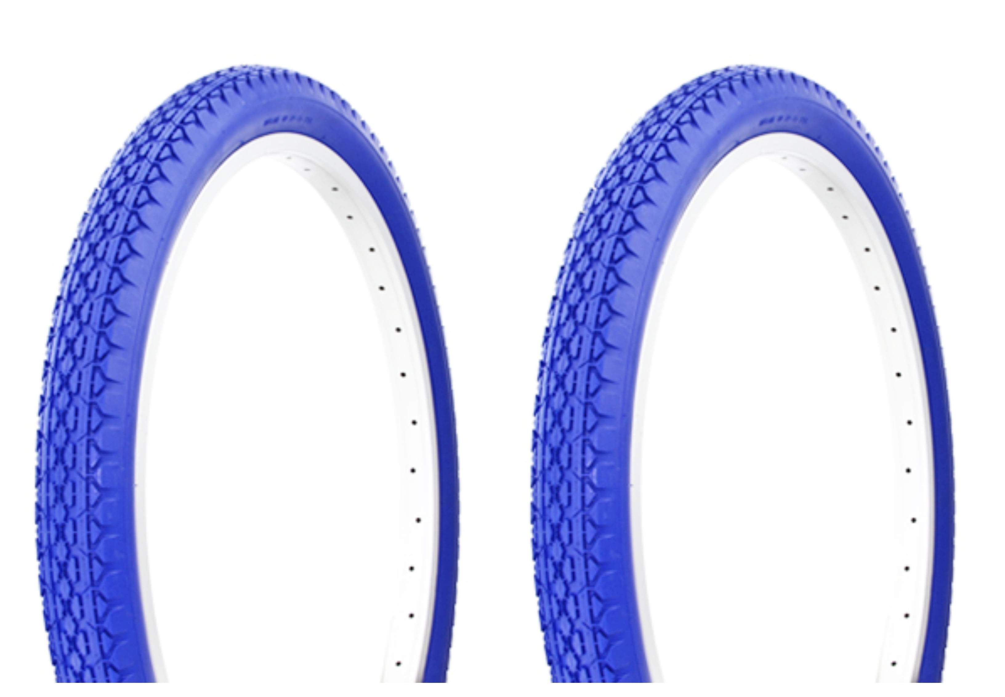 Tire set. 2 Tires. Two Tires Duro 24" x 2.125" Blue/Blue Side Wall HF ...