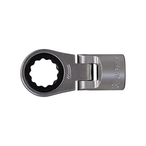 TONE Flex Ratchet Box Socket HP3RM-13F Insertion Angle 9.5mm (3/8 ...