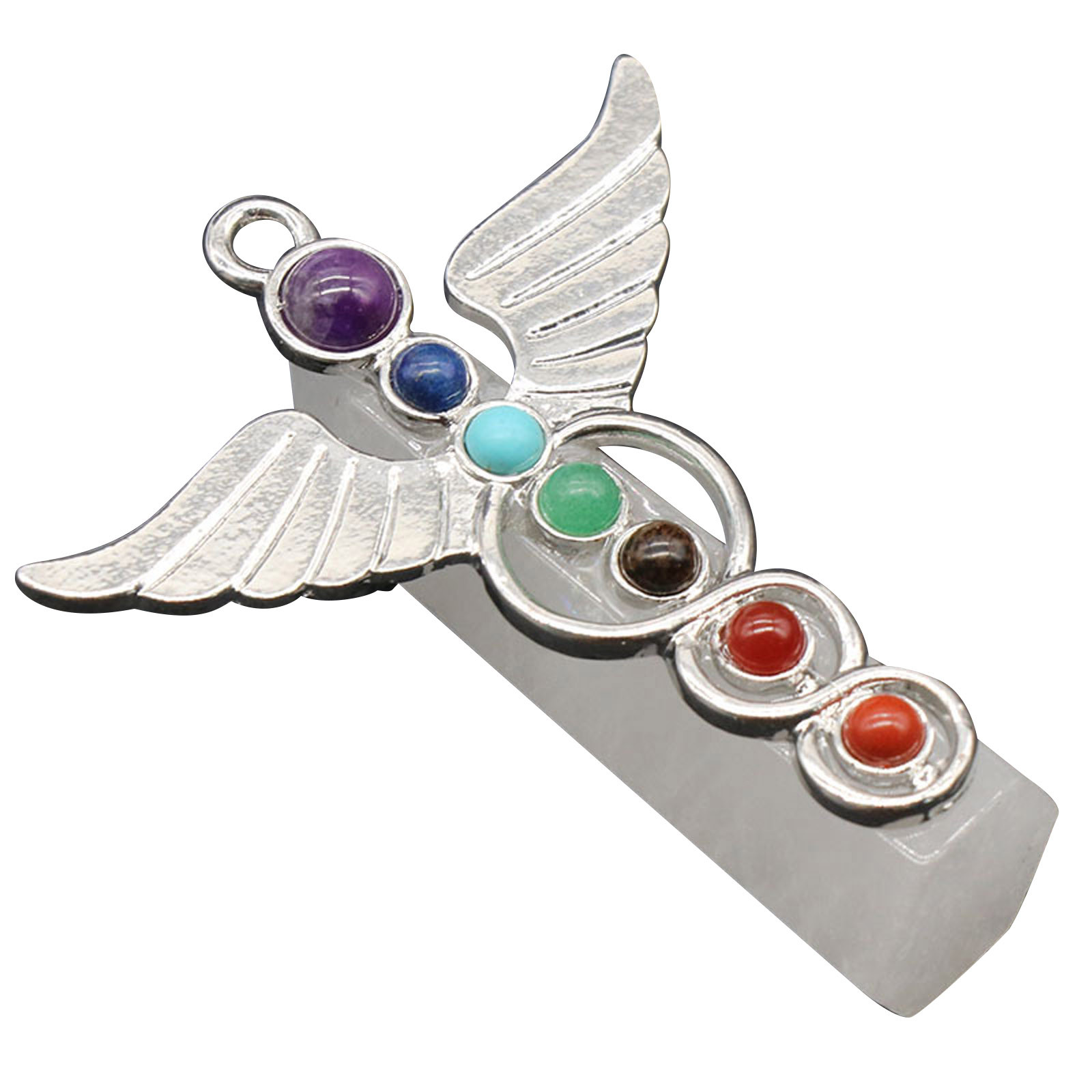 Crystal Hexagon Natural Pink Crystal White Crystal Angel Hexagonal ...