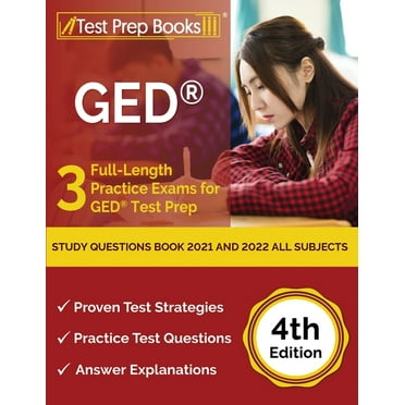 GED Study Question Book 2020 and 2021 All Subjects : Three Full-Length ...