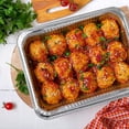 9x13 Aluminum Pans With Lids, Disposable Half Size Steam Table Foil ...