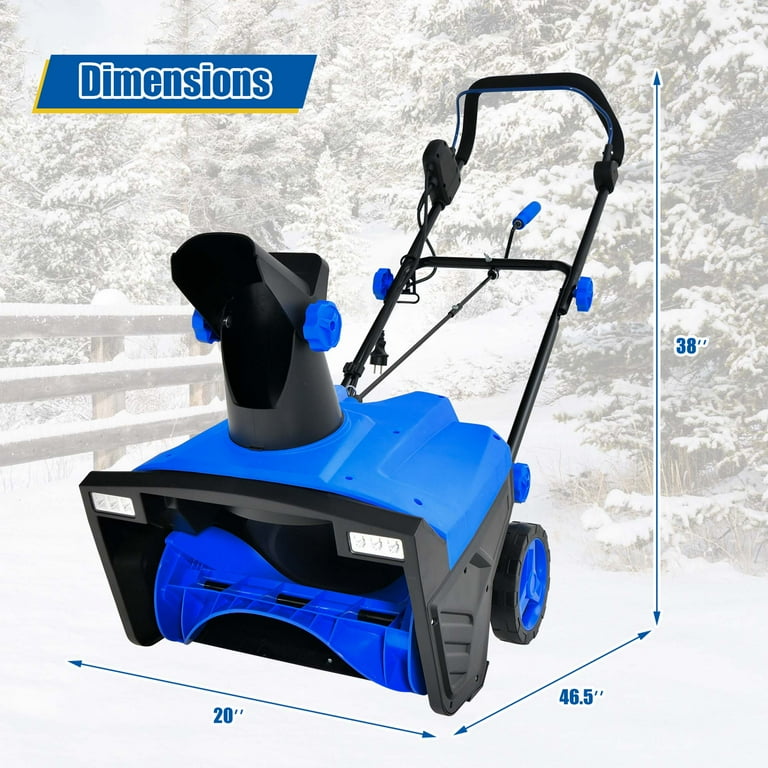 Snowblowers Clearance 20-Inch Corded Snow Blower With 180° Adjustable ...