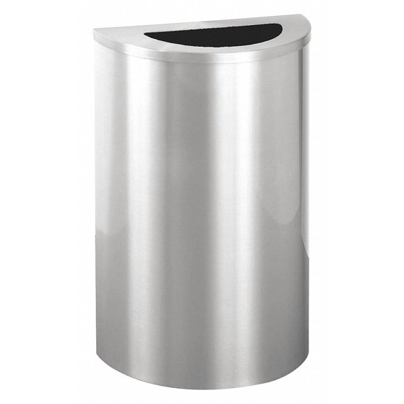 Half Round Trash Can