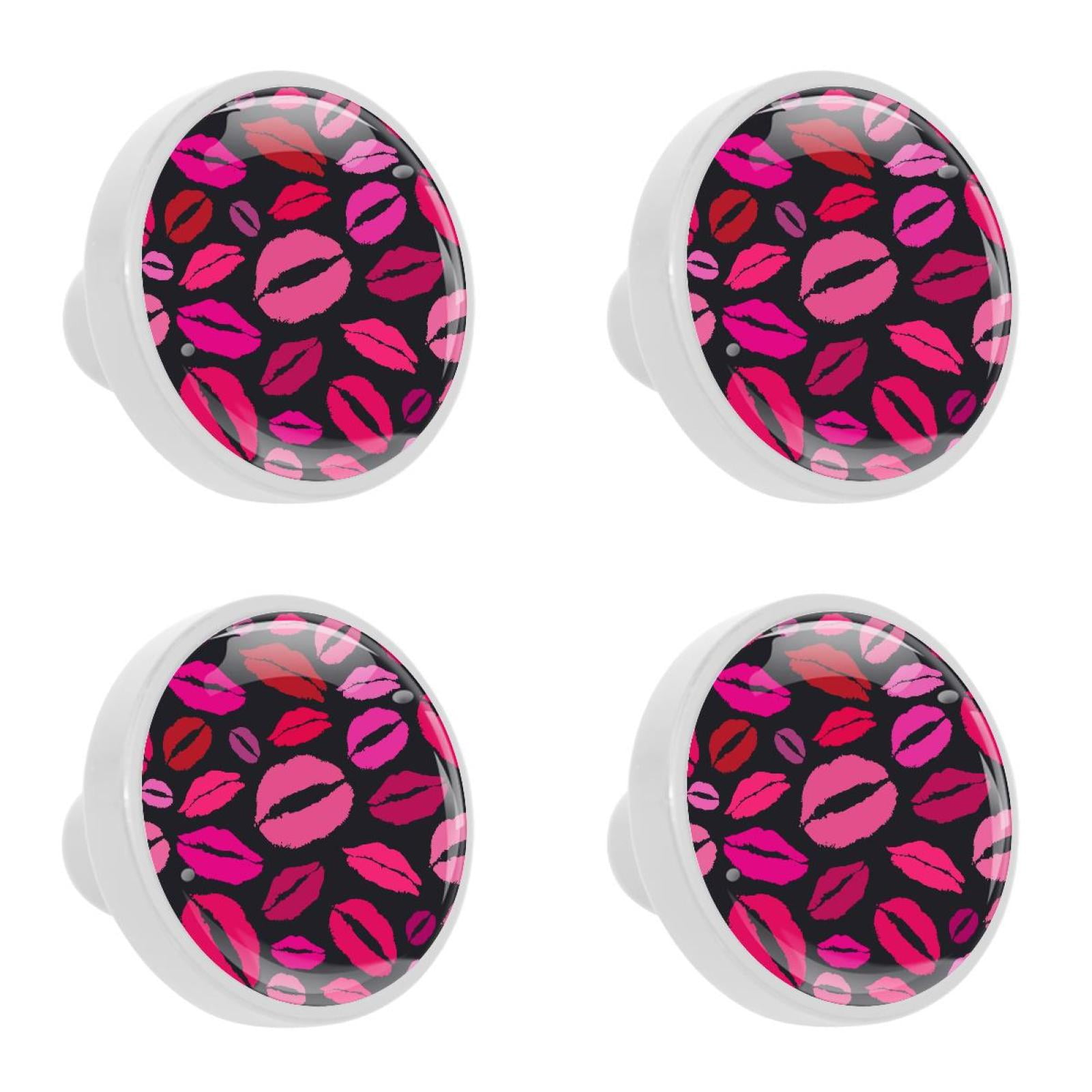 4 Pcs Lips Knobs for Kitchen Cabinet Cupboard Dresser Bookcase Drawer ...