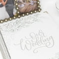 bloom daily planners Undated Wedding Planner & Organizer, Silver Floral ...