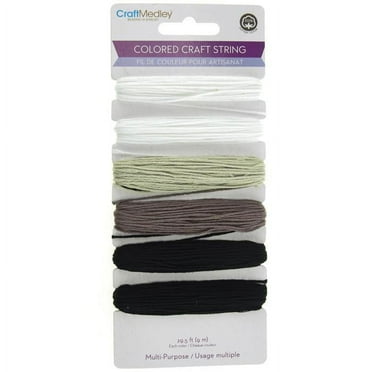 Multi-Purpose Colored Craft String, 29-1/2', Brights - Walmart.com