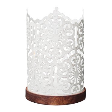Hosley Metal Diamond Cut Design Candle Holder 4 Inch High, (Pack of 3 ...