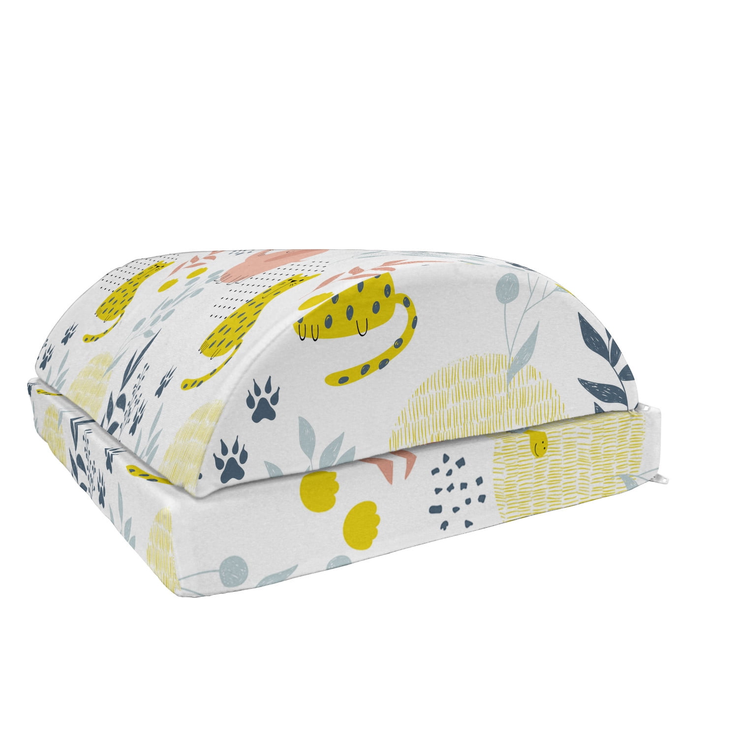 Turtle Foot Rest, Colorful Pastel Tone Scandinavian Inspired Image of ...