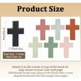 7Pcs 7 Colors Leather Bookmarks Mixed Color 70x44x3mm 1pc/color ...