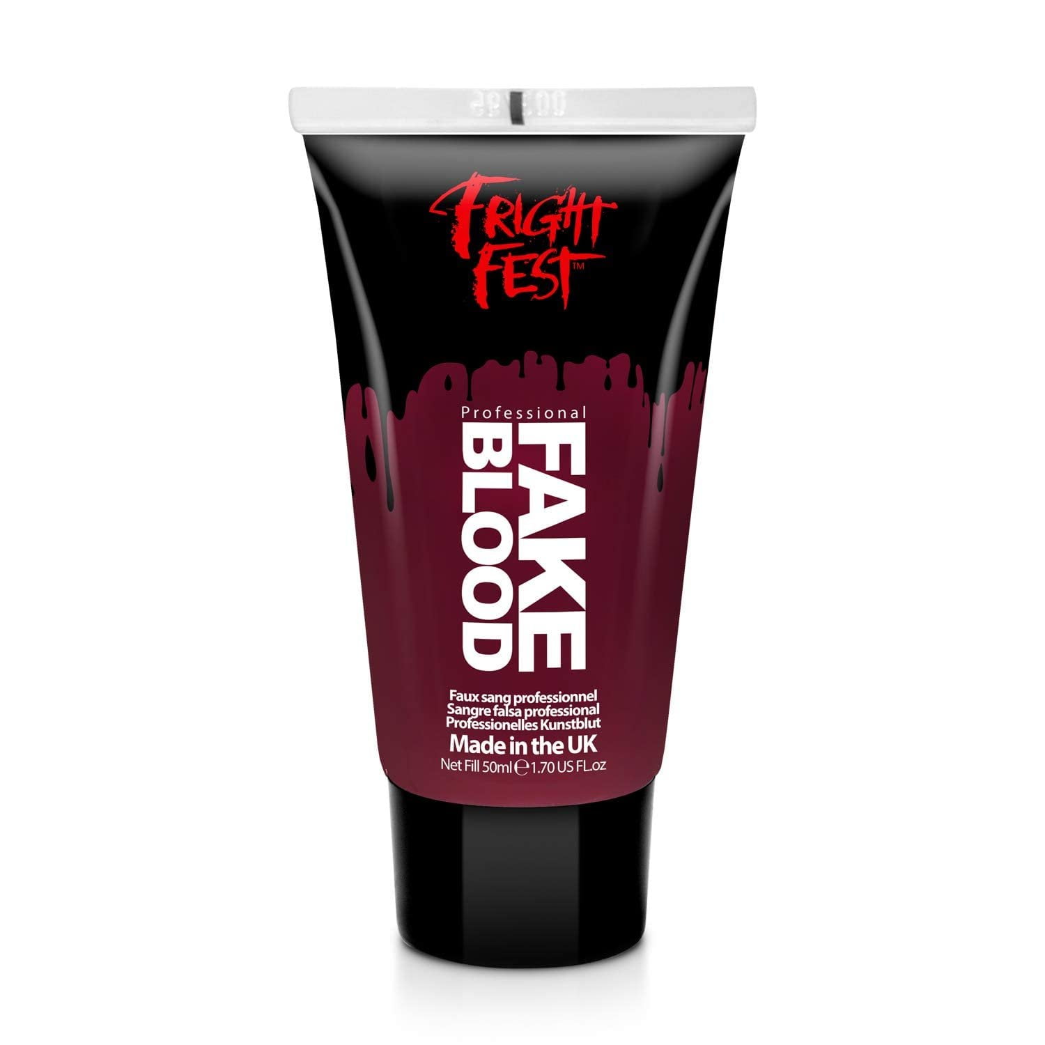 Fake Blood Gel 50ml by Fright Fest Red Fake Blood SFX makeup looks ...
