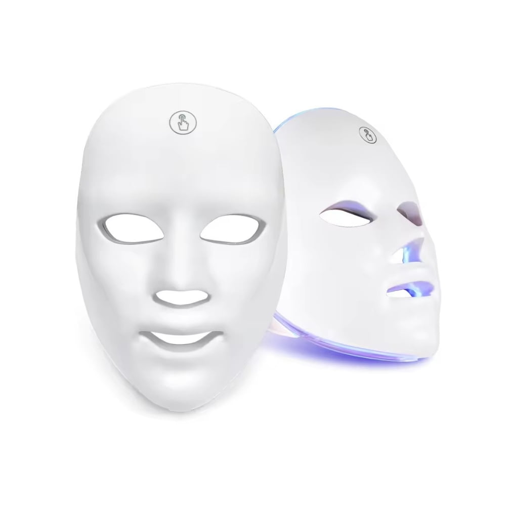Máscara Led Facial Inalámbrica Cromoterapia con 7 colores | Walmart en ...