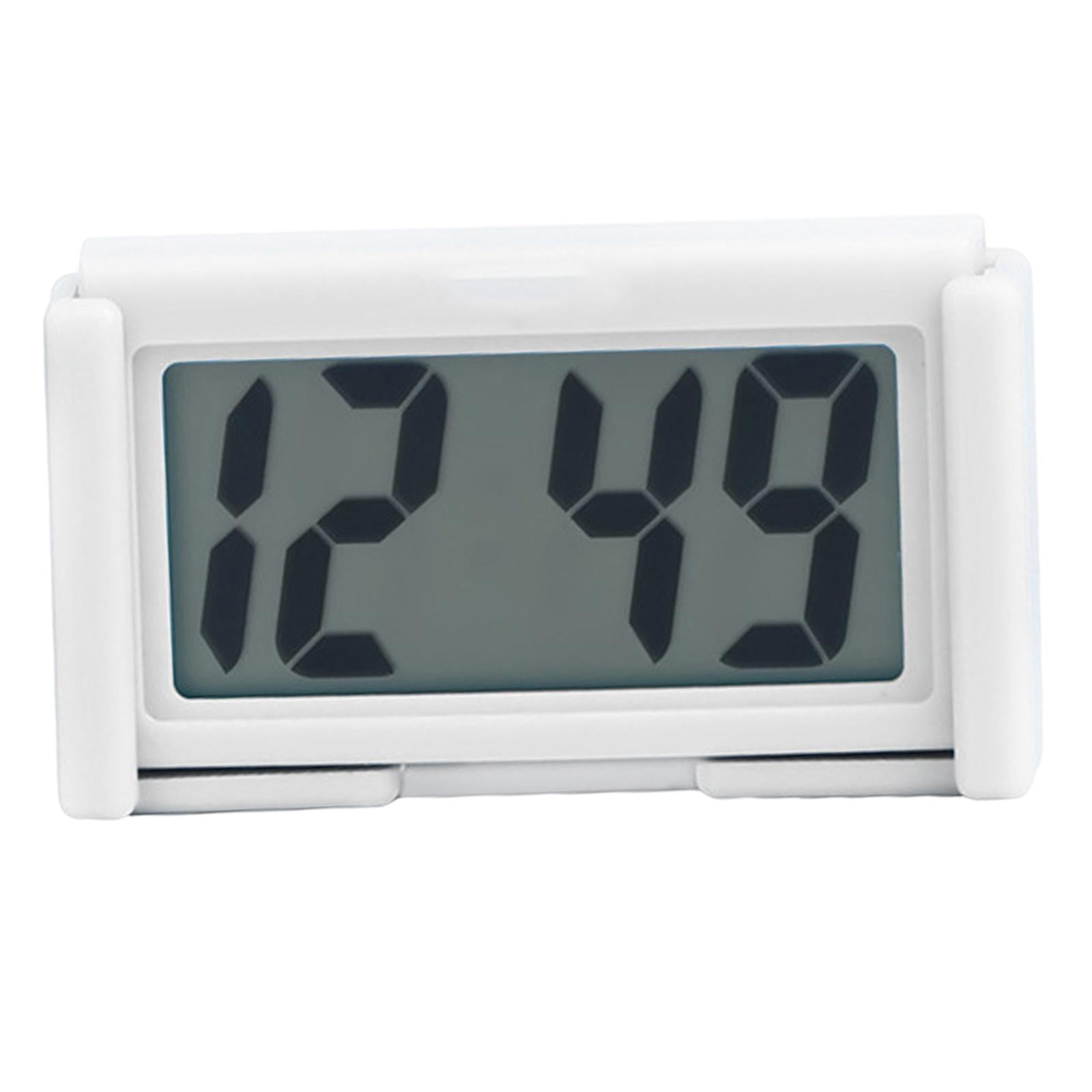 Mini Car Clock, Auto Dashboard Time, Electronic Digital Clock, Portable ...