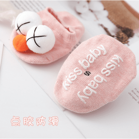 ITFABS Baby Socks, Anti-Slip Cartoon Big Eyes Short Tube Socks Cotton ...