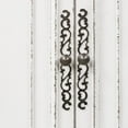 Magnolia Manor Antique White Armoire with Tall Drawers and Wrap Around ...