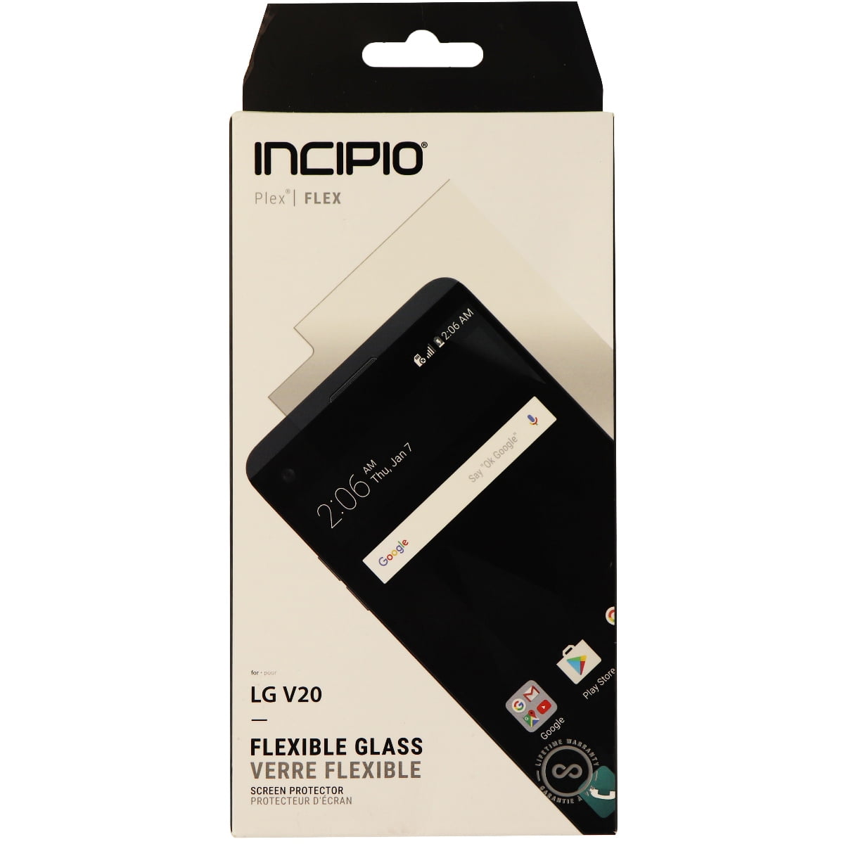 Incipio Plex Flex Series Flexible Glass Screen Protector for LG V20 ...
