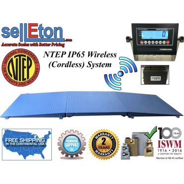NTEP 4' x 4' (48" x 48") Industrial Floor Scale with Printer l 10,000 lbs x 2 lb - Walmart.com