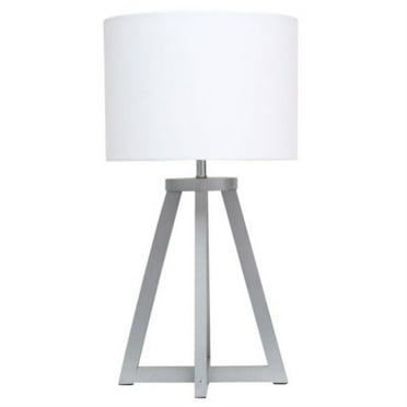 Black Bedside Table Lamp Modern Style Black Hollowed Out Base with Tan ...