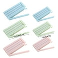 10Pack Packet Sealing Clamps Food Storage Bag Clips Reusable Food Bag ...