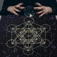 Metatrone's Cub Crystal Grid Altar Cloth Tapestry Tablecloth Ritual ...