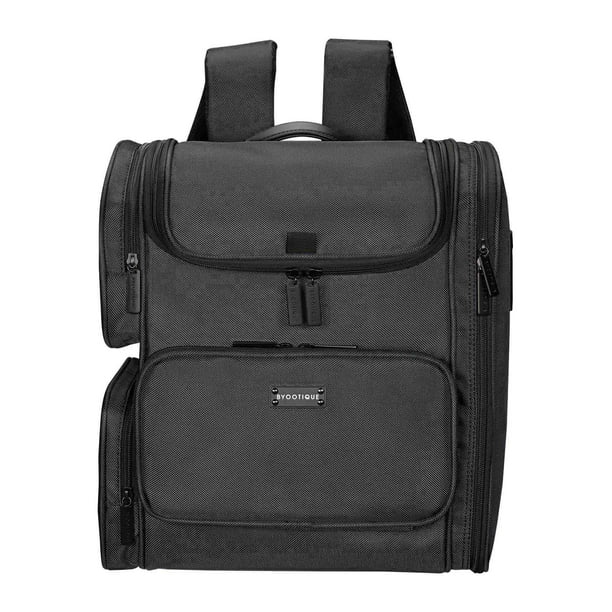 Byootique Portable Makeup Backpack with Storage Bags Utility Pouches ...