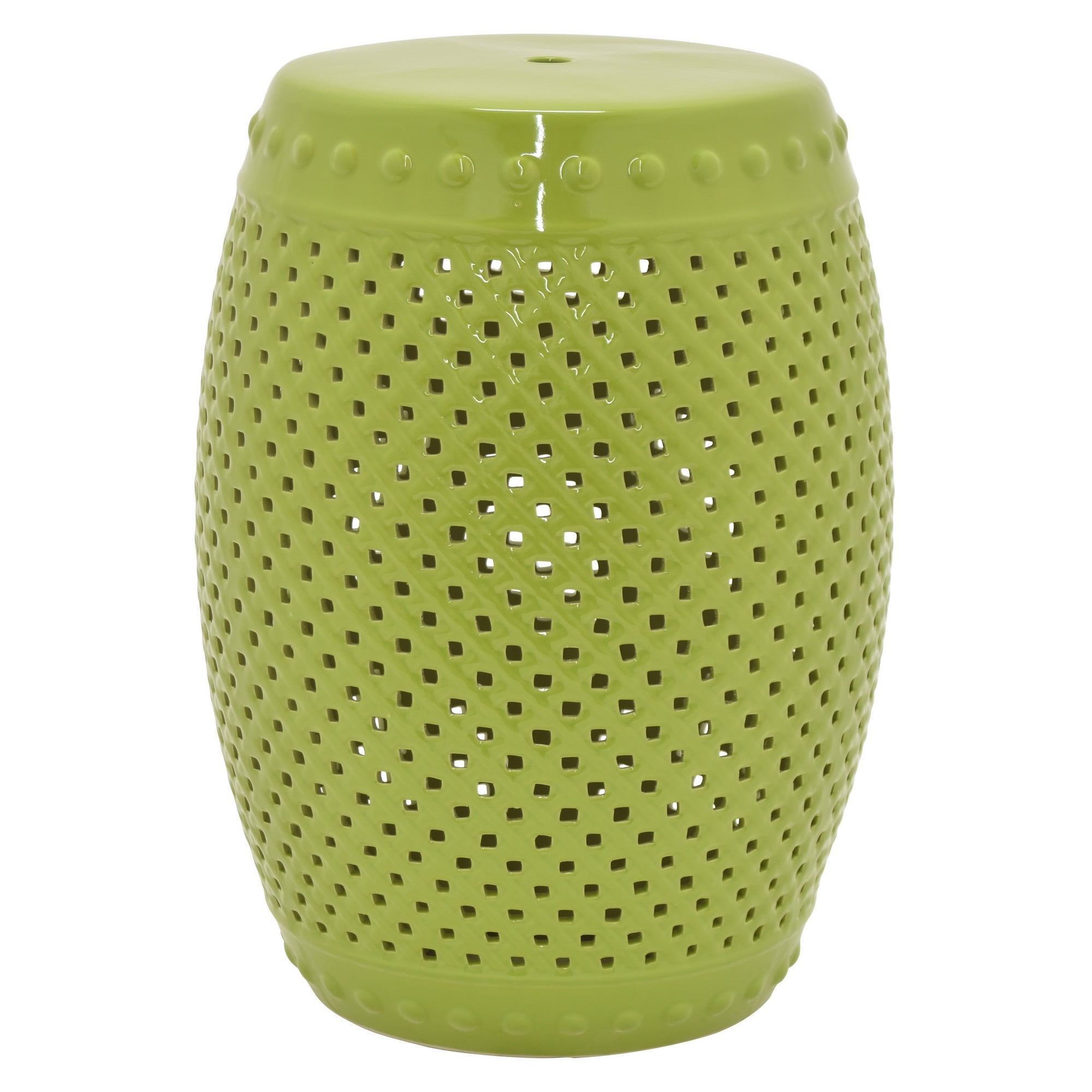 Plutus Modern Ceramic Plant Stand in Green - Walmart.com