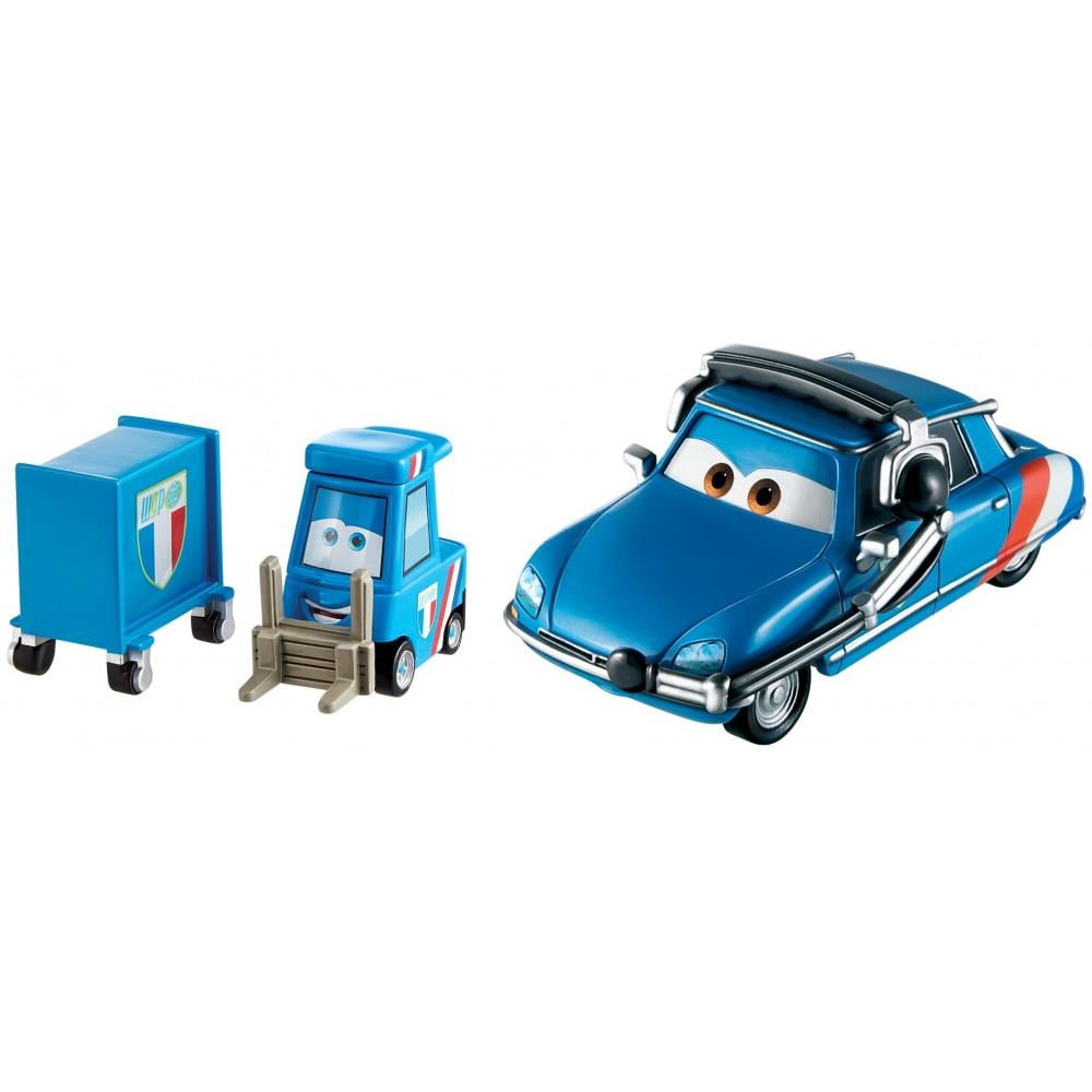 Disney Pixar Cars Bruno Motoreau and E. Manual Maniez Vehicle Playset ...