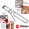 Jar Opener for Weak Hands (x2) with Keychain Bottle Cap Opener. Easy ...