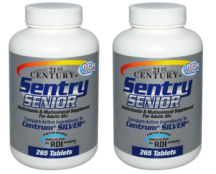 21st Century Sentry Senior, 265 Tablets (Pack of 2) - Walmart.com