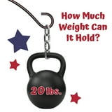 What D Hook Heavy Duty Hanging Plant Hook - Hooks for 3-1/2" Square ...