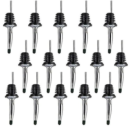 FanShow 15 Pcs Stainless Steel Liquor Bottle Speed Pourers Tapered ...