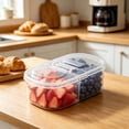 Plastic Food Storage Containers Home Camping Lunch Boxes - Fridge ...