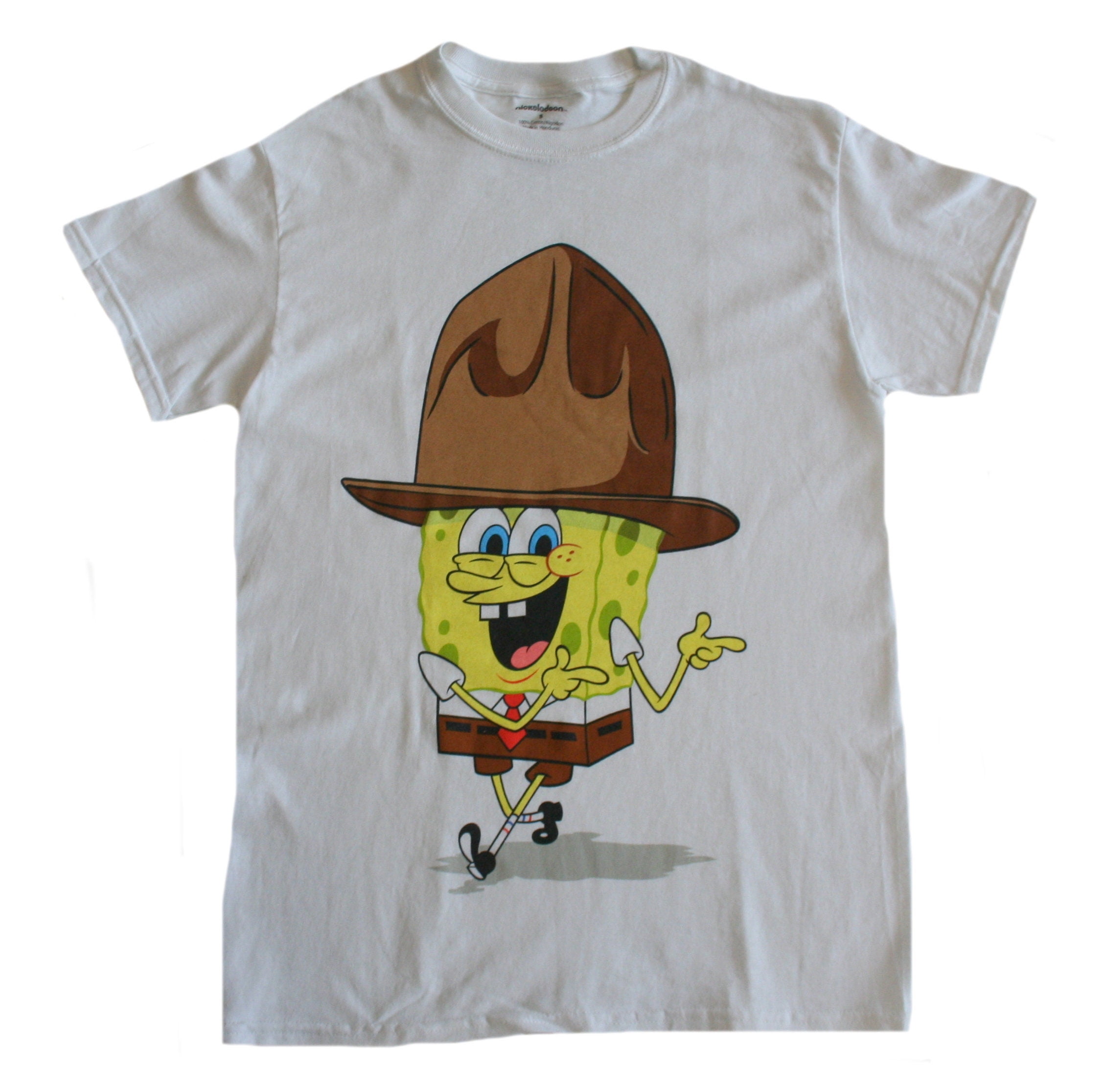 SpongeBob Squarepants Cowboy Men's T-Shirt - Walmart.com