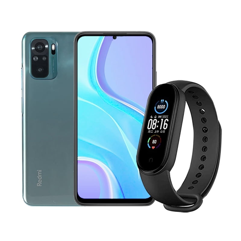 Smartphone Xiaomi Redmi Note 10 Verde 64GB 4GB Desbloqueado Más Mi Band ...