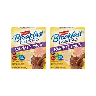 Carnation Breakfast Essentials High Protein Powder Drink Mix Packets ...
