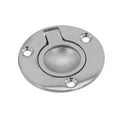 50mm Round Flush Ring Handle Pull Cupboard Floor Door Basement Loft Boat - Walmart.com