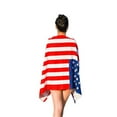Adult Oversized Beach Towel Rectangular Microfiber American Flag ...