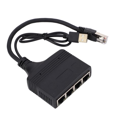 Ethernet Splitter, 1000Mbps Compact RJ45 Cable Gigabit Ethernet ...