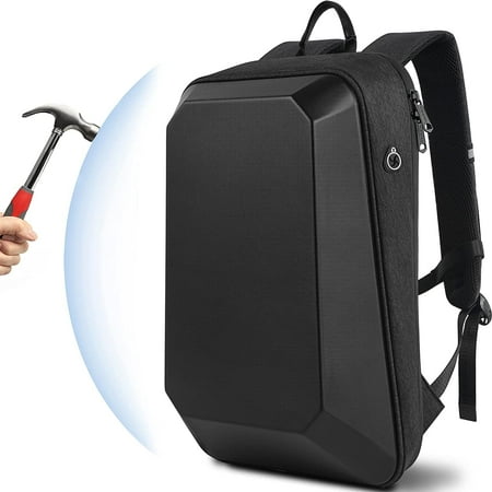 Hard Shell Laptop Backpack 15.6 Inch, Waterproof Business Backpack for ...