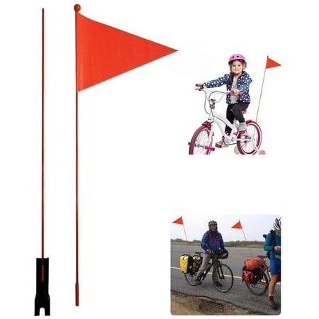KCSD Bicycle Safety Flag Bicycle Flags for Safety Safety Flag for Kids Bike Safety Flag with ...