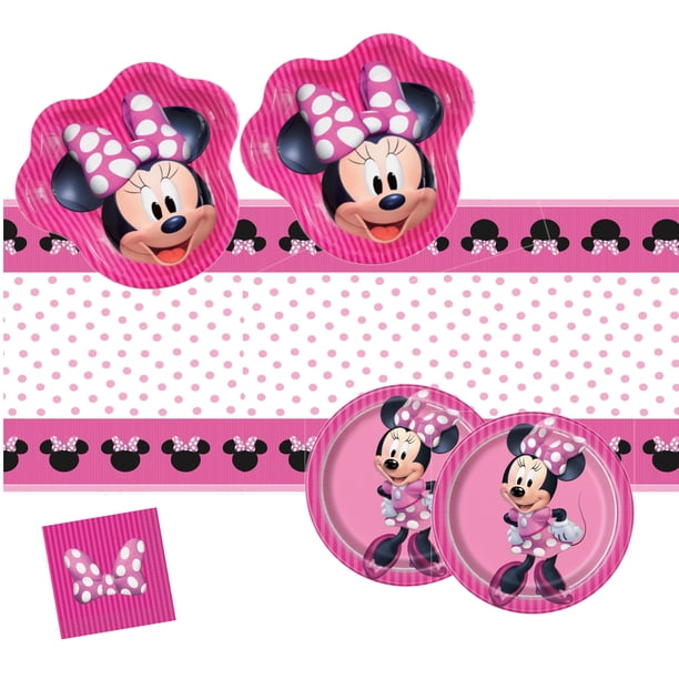 Minnie Mouse Party Supplies Table Decor Bundle for Birthday Party with ...