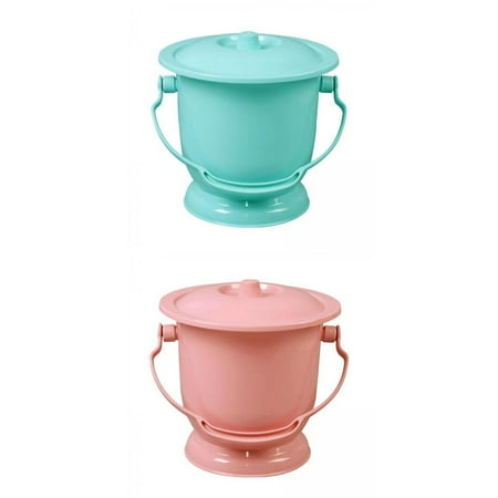 Chamber Pots Spittoon,Handheld Spittoon with Lid Cover baby Pee Potty ...