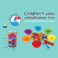 Children Color Sorting Toy Educational Sensory Toy Animal Shape ...
