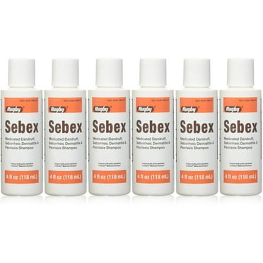 Rugby Sebex Liquid Medicated Dandruff Shampoo 4oz Each - Walmart.com