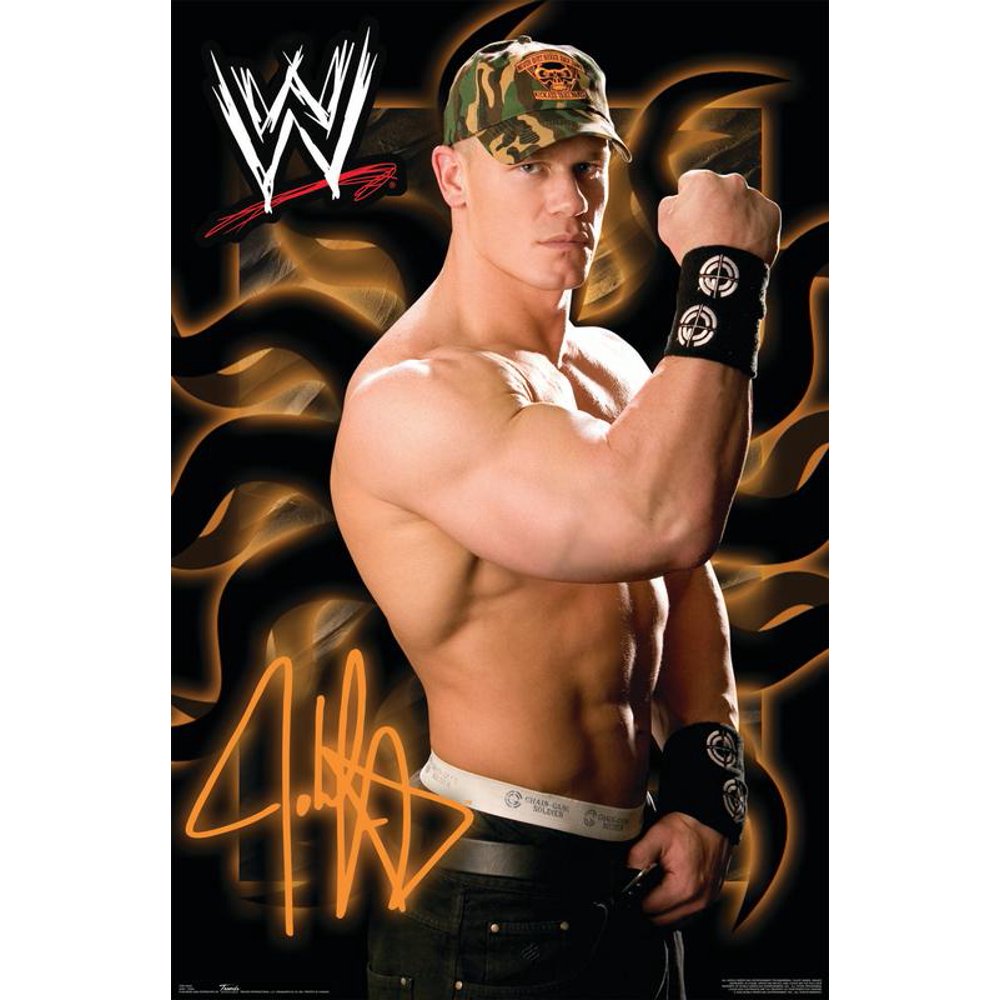 WWE - John Cena Premium Poster and Poster Mount Bundle - Walmart.com ...
