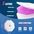 100PCS Toilet Bowl Wand Refills，3-Layer Bathroom Cleaning, Easy Snap-On ...