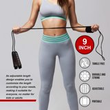 Adjustable 110 inch Jump Rope, Fitness Foam Handles, Tangle-Free ...
