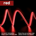 DAYBETTER 16.4ft Red LED Neon Rope Lights, 24v Low Voltage and IP65 ...
